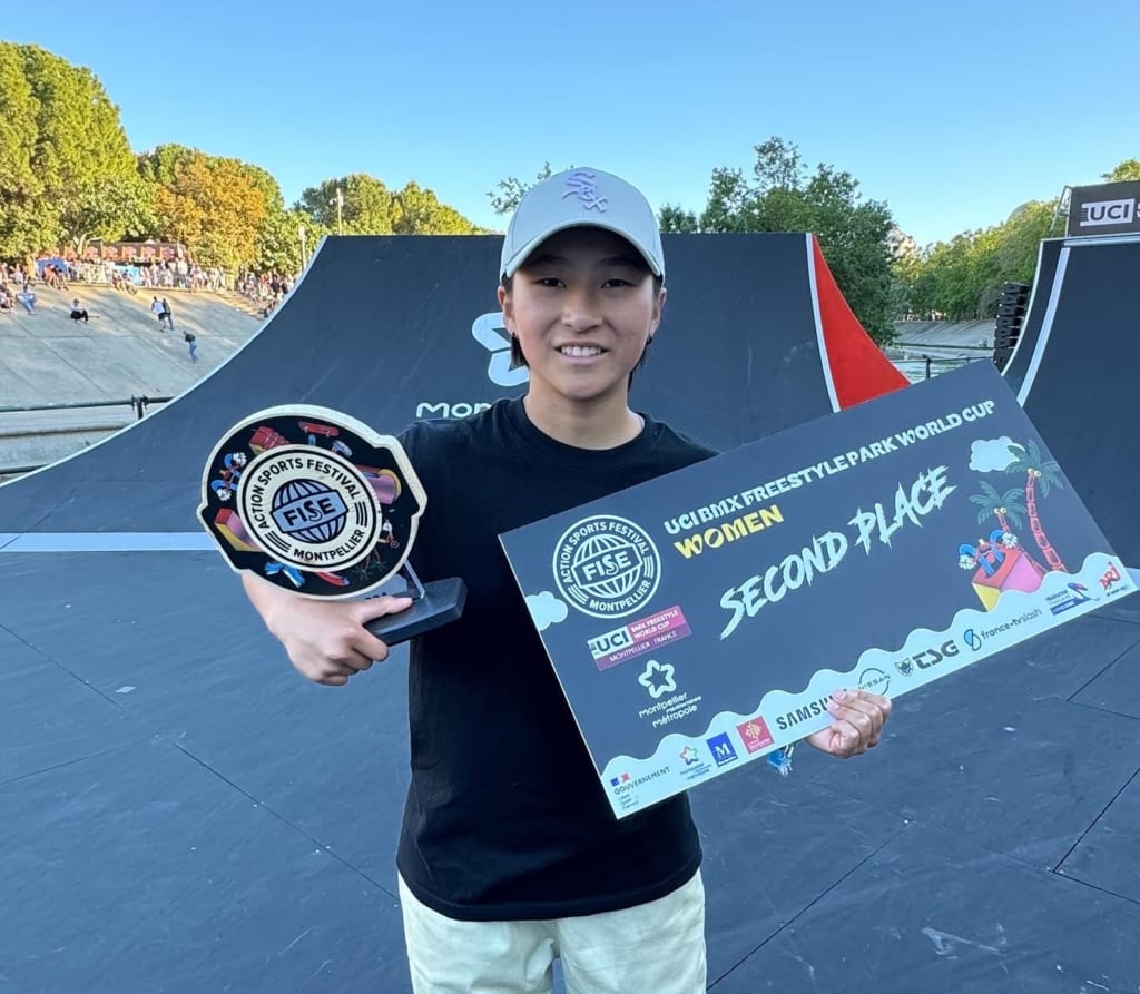 世界最高峰の舞台で最年少の快挙。小澤美晴が準優勝「FISE Montpellier 2024」BMXフリースタイル・パーク種目 | FINEPLAY